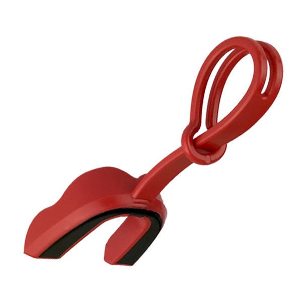 Red w/Strap | Extreme Impact Mouthguard | Damage Control Mouthguards
